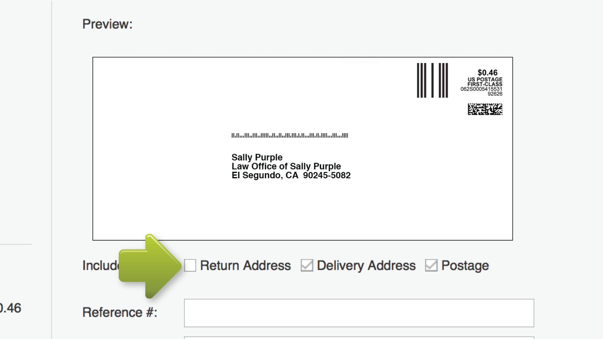 Addresses On Envelopes