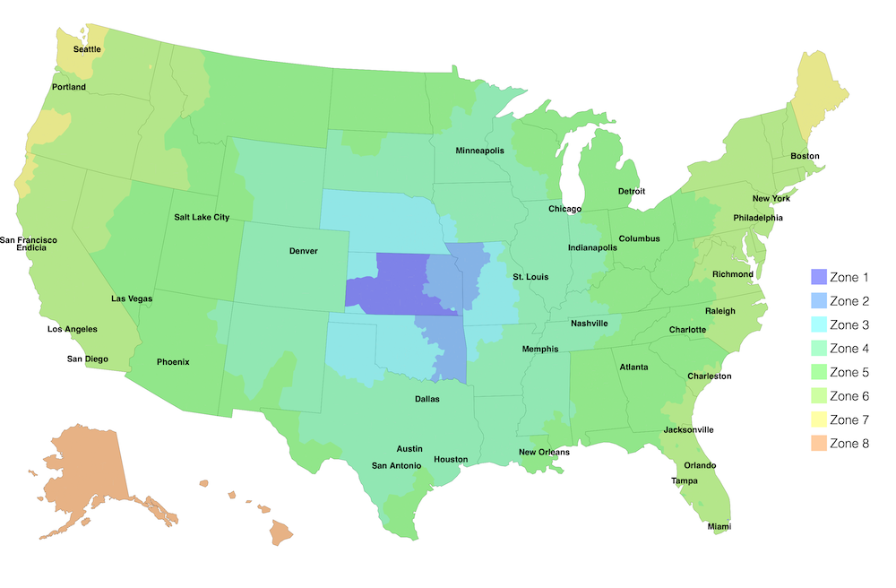 All About USPS Postal Zones All About USPS Postal Zones